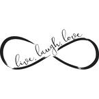 WallPops Black Infinity Wall Quote Decal WPQ2813