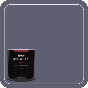 BEHR MARQUEE 1 qt. #S550-6 Mysterious Night Semi-Gloss Enamel Exterior ...