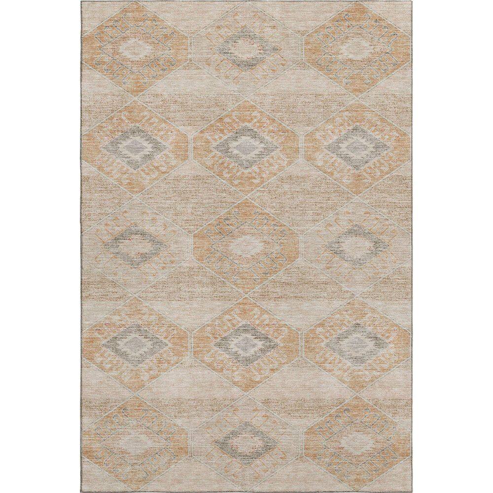 Addison Rugs Mayfield Premium Machine Washable Abstract AMF1857 Copper ...