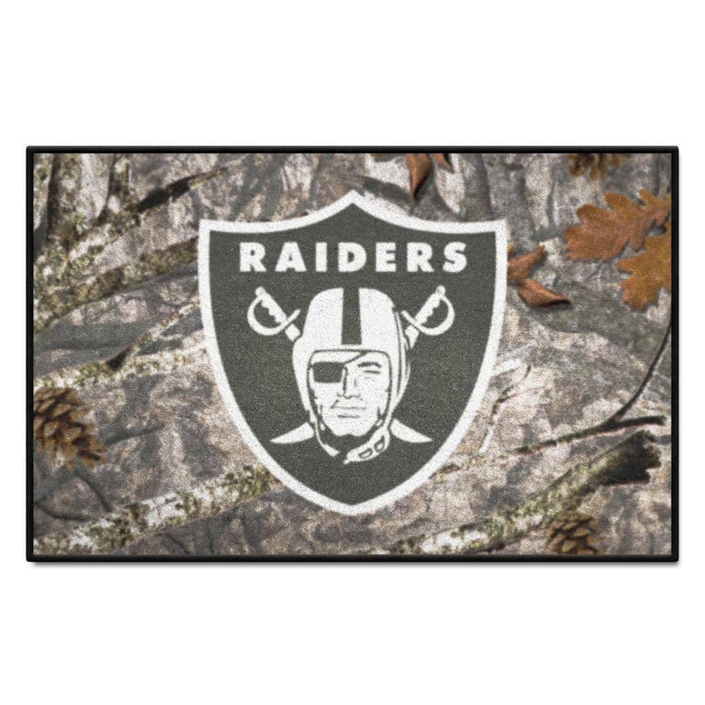 FANMATS Las Vegas Raiders Camo 2 ft. x 3 ft. Starter Area Rug 34227 ...
