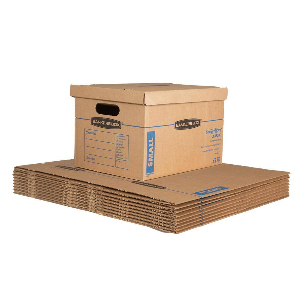 Angel Sar 10-Pack 15 in. x 12 in. x 10 in. Small Classic Moving Box ...