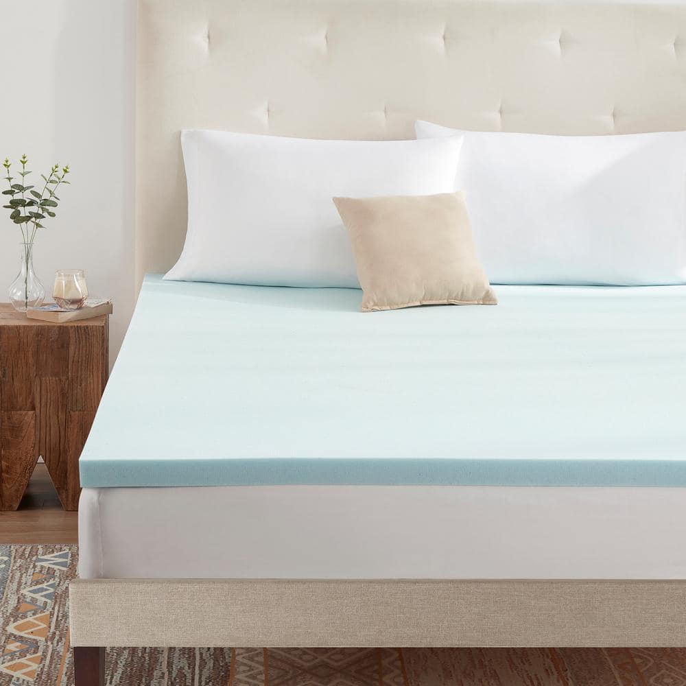 Sweet Home Collection 3 in. Gel Memory Foam Mattress Topper, Twin XL ...