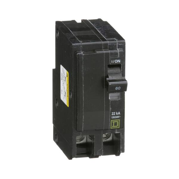 Square D QO 60 Amp 22kA 2-Pole Plug-In Circuit Breaker QO260VH - The Home Depot