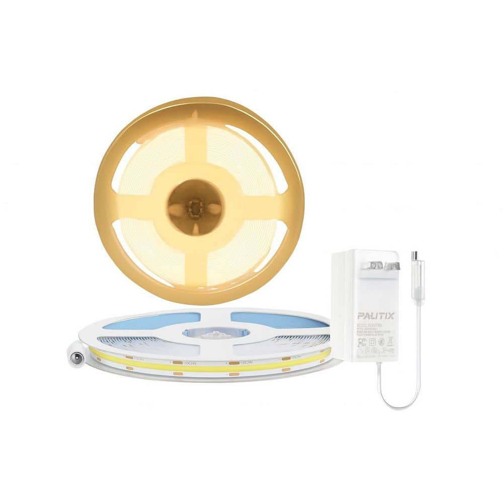 BeamBox 16.4 ft. Integrated LED Strip Light Fixture, Dimmable 24V,Warm ...