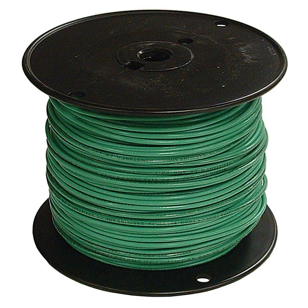 Southwire 500 ft. 2 Green Stranded AL SIMpull THHN Wire 56274505 - The ...