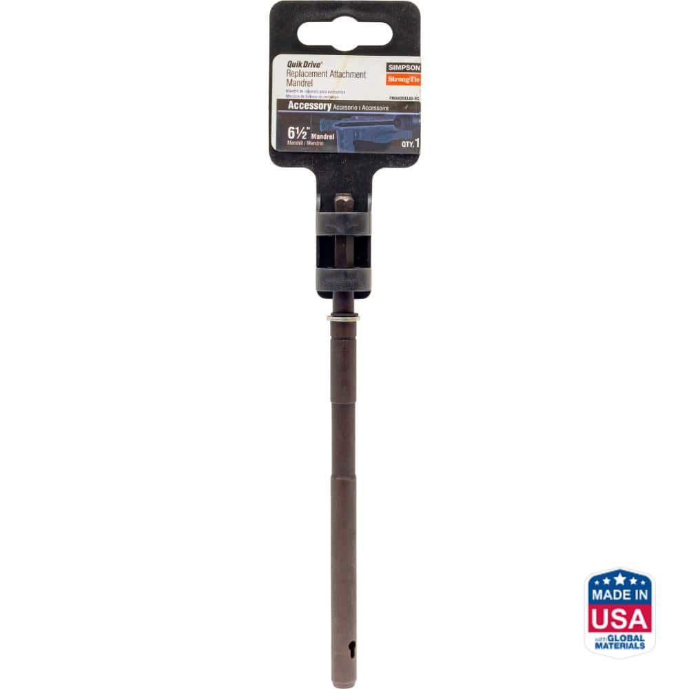 Simpson Strong-Tie Quik Drive 6-1/2 in. Mandrel PMANDREL65-RC - The ...