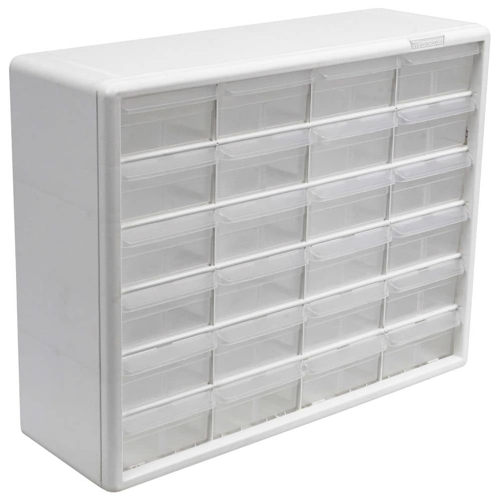 Akro-Mils 24-Compartment Drawer Small Parts Organizer Hardware Storage ...