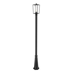 Progress Lighting Hollingsworth Collection 1-Light Textured Black Clear ...