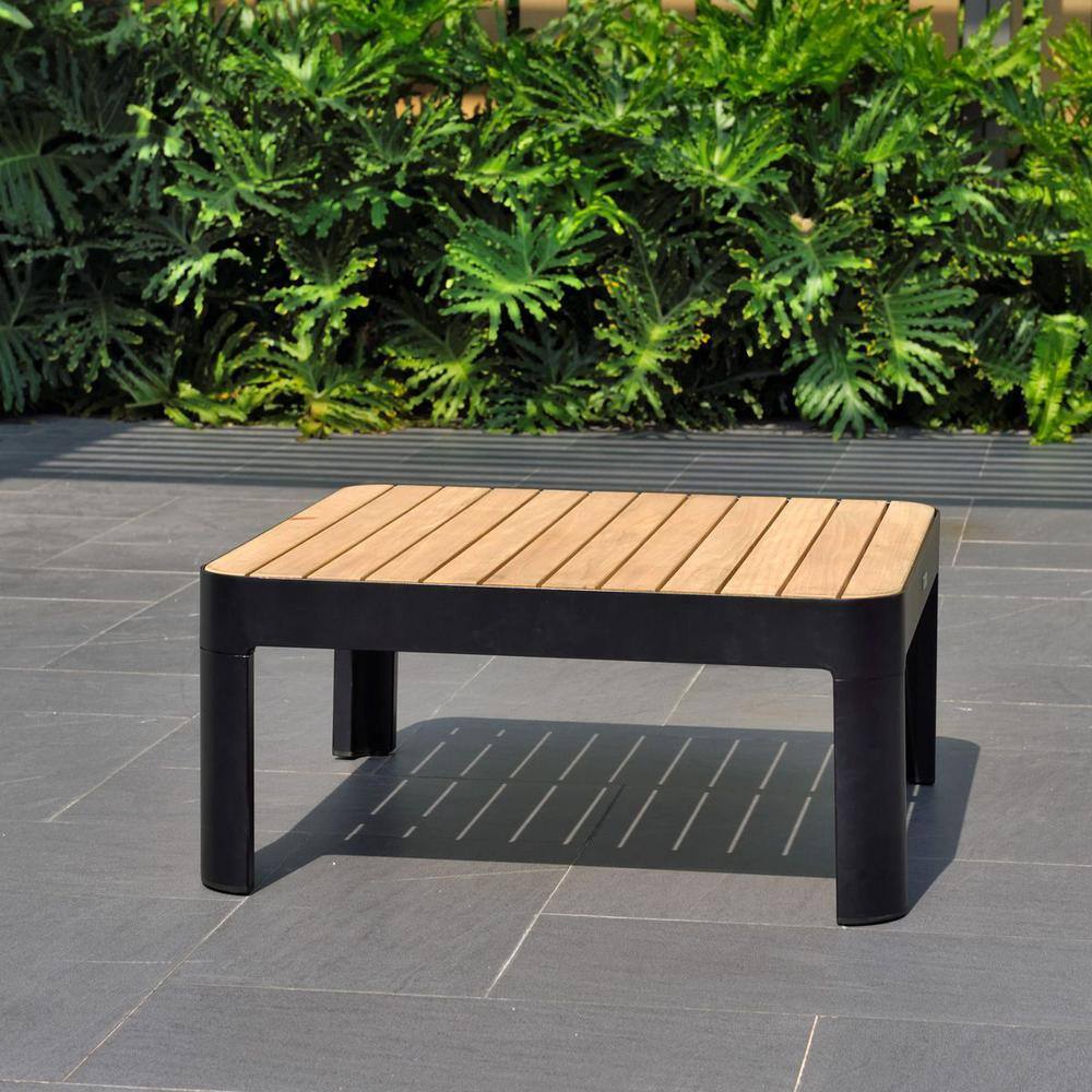Amazonia Artols 100% FSC Teak and Aluminum Outdoor Coffee Table ...