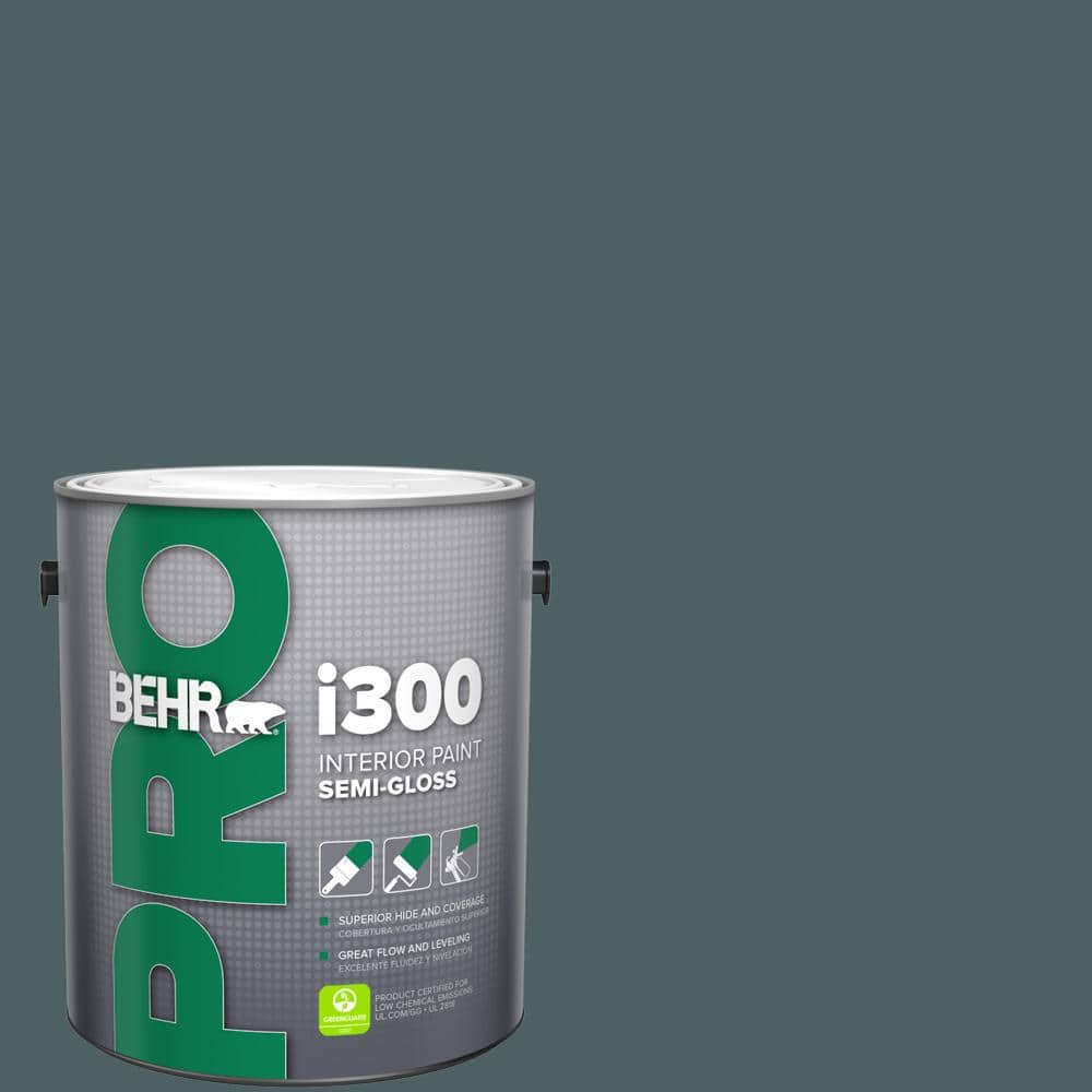 BEHR PRO 1 gal. #PPU12-20 Underwater Semi-Gloss Interior Paint PR37301 ...