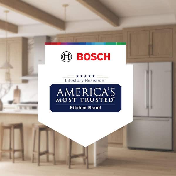 Bosch Benchmark Series 30 in. W 16.8 cu. ft. Built-In Smart Freezerless ...