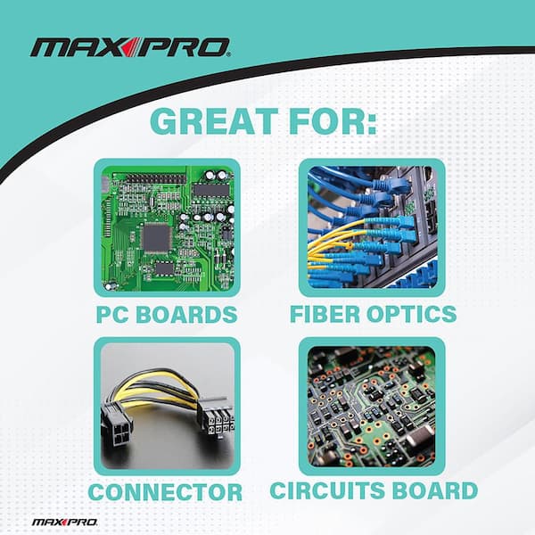 Max Pro 10 oz. Isopropyl Alcohol Precision All-Purpose Cleaner ISO-3467 ...