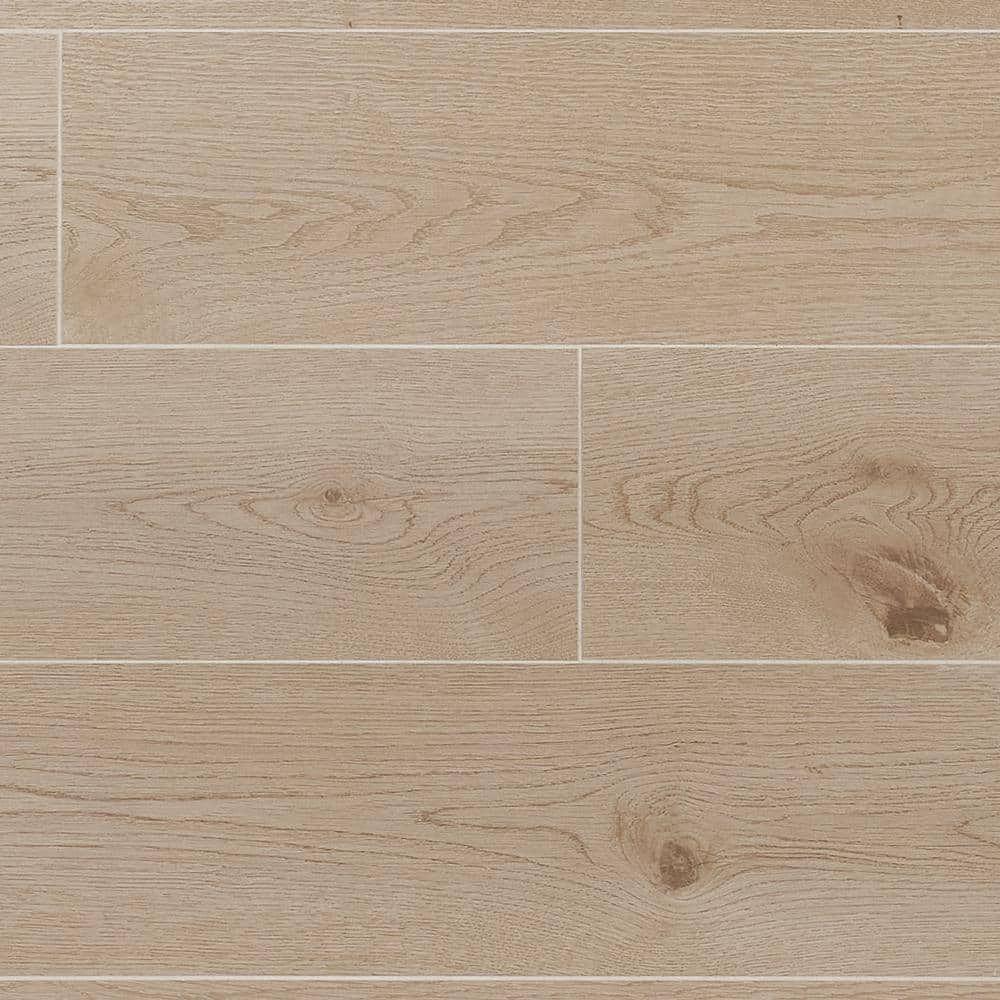 Ivy Hill Tile Hemlock Natural Ash 7.71 in. x 47.04 in. Wood Look Matte ...