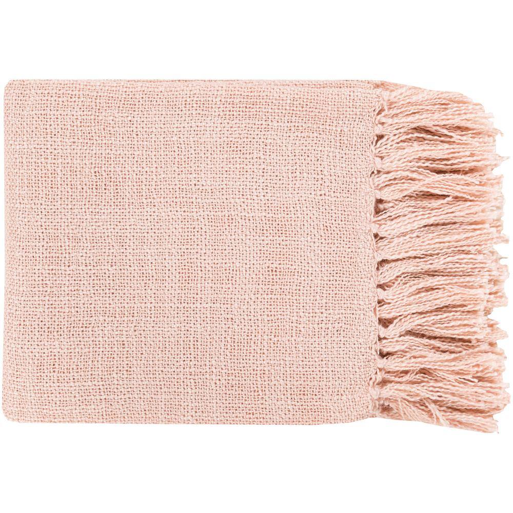 Livabliss Montevallo Pale Pink Throw Blanket S00151045375 - The Home Depot