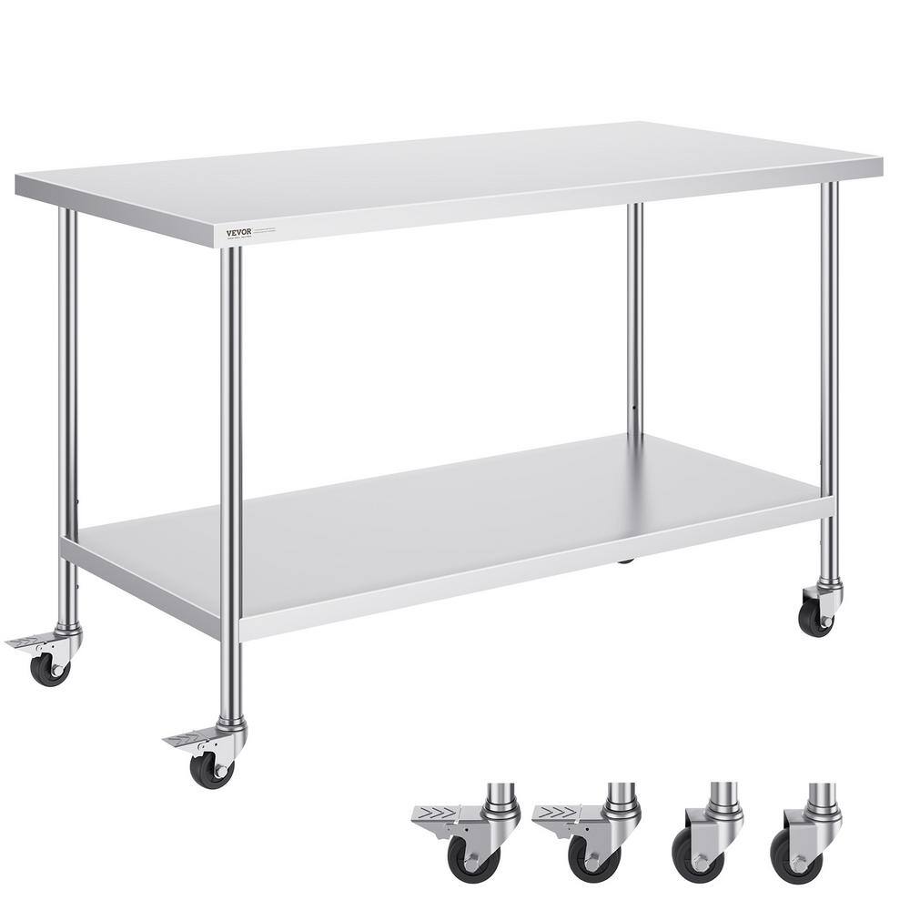Have a question about VEVOR Stainless Steel Work Table Silver Kitchen ...