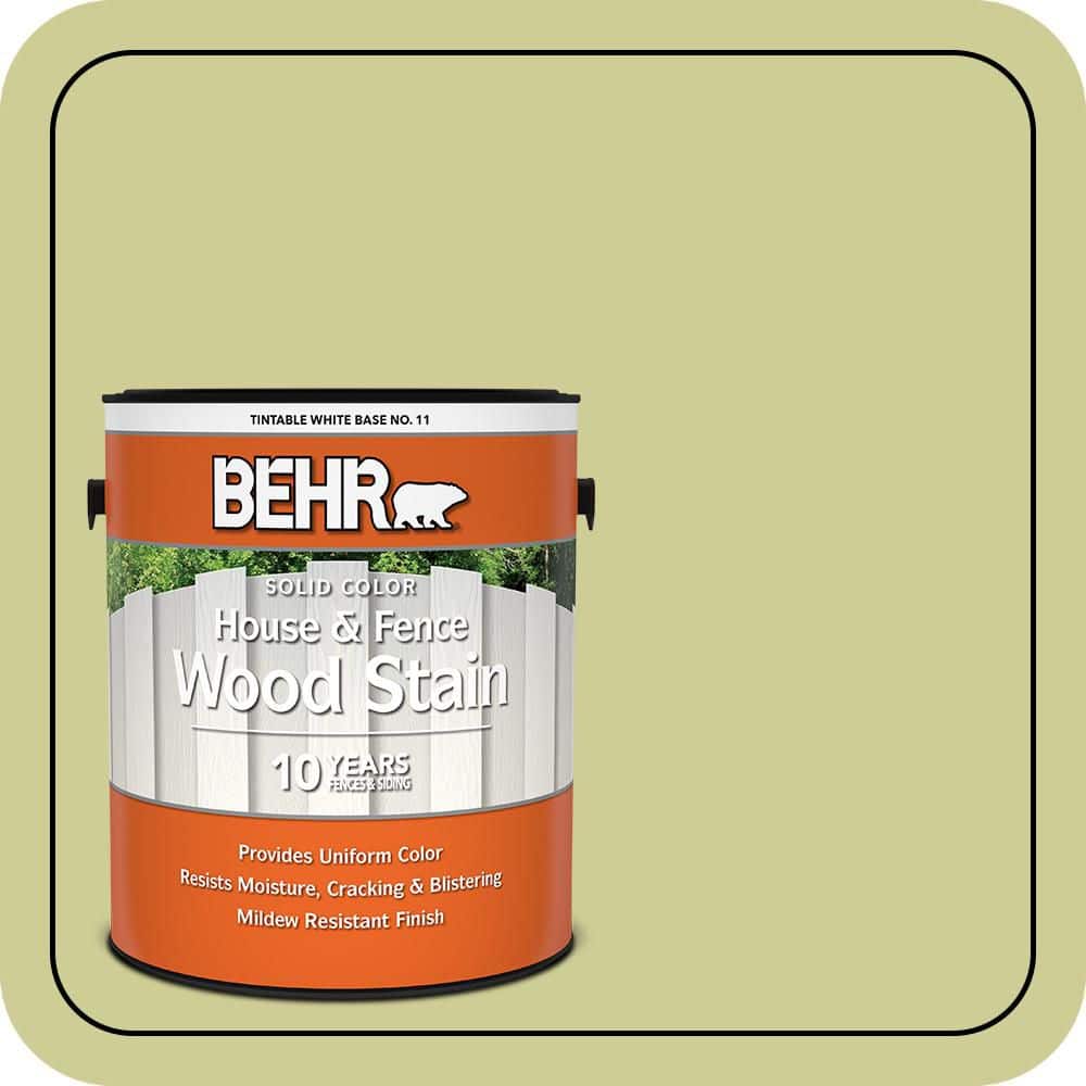 BEHR 1 gal. #400D-4 Corn Husk Green Solid Color House and Fence ...