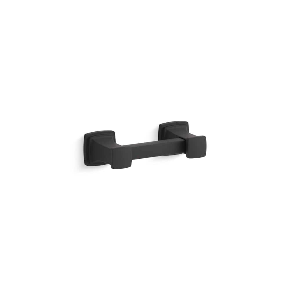 KOHLER Riff 3 in. (76 mm) Matte Black Center-to-Center Cabinet Pull ...