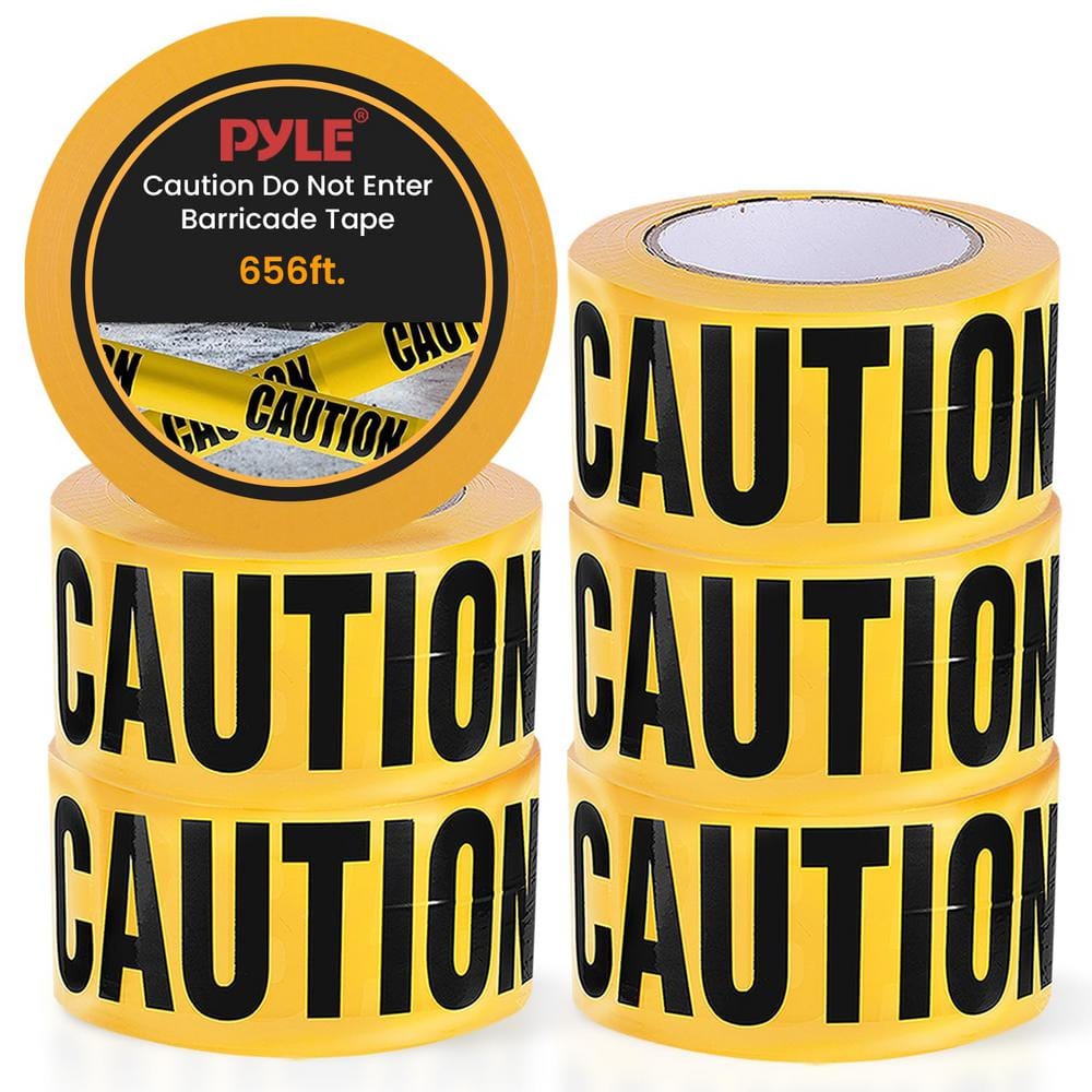Pyle 6-Pieces 200 Meters Long Tape Roll Suitable for Do Not Enter ...