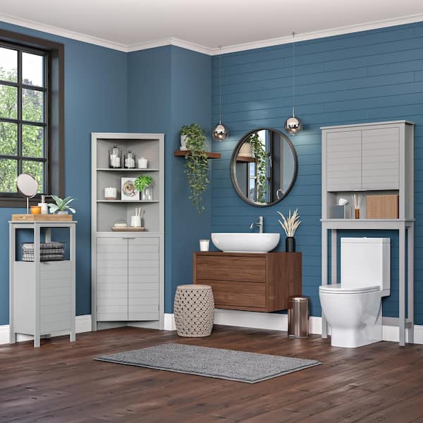 Riverridge madison tall corner cabinet store