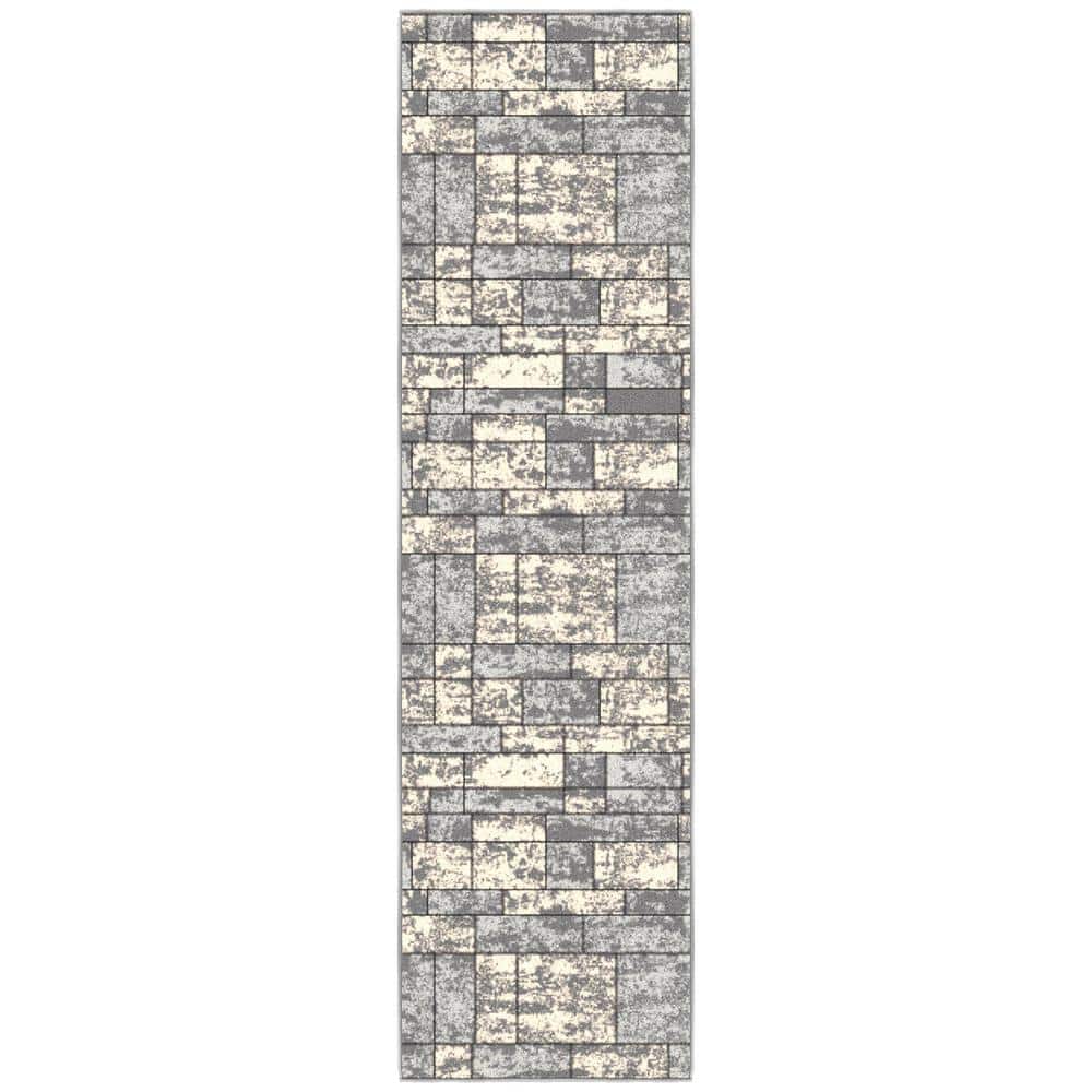 Ottomanson Ottohome Collection Non-Slip Rubberback Boxes Design 2x7 ...