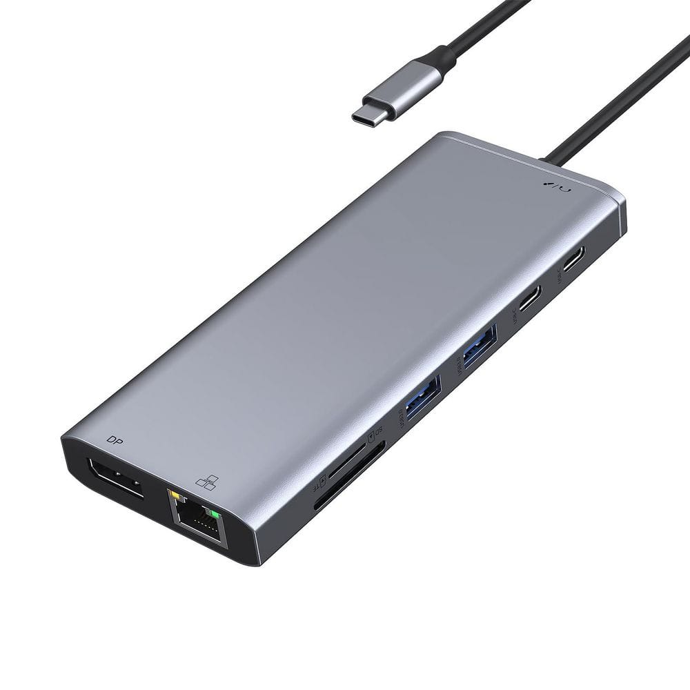 Lukyamzn 14 in 1 USB C Hub Docking Station Dual Monitor Triple Display ...