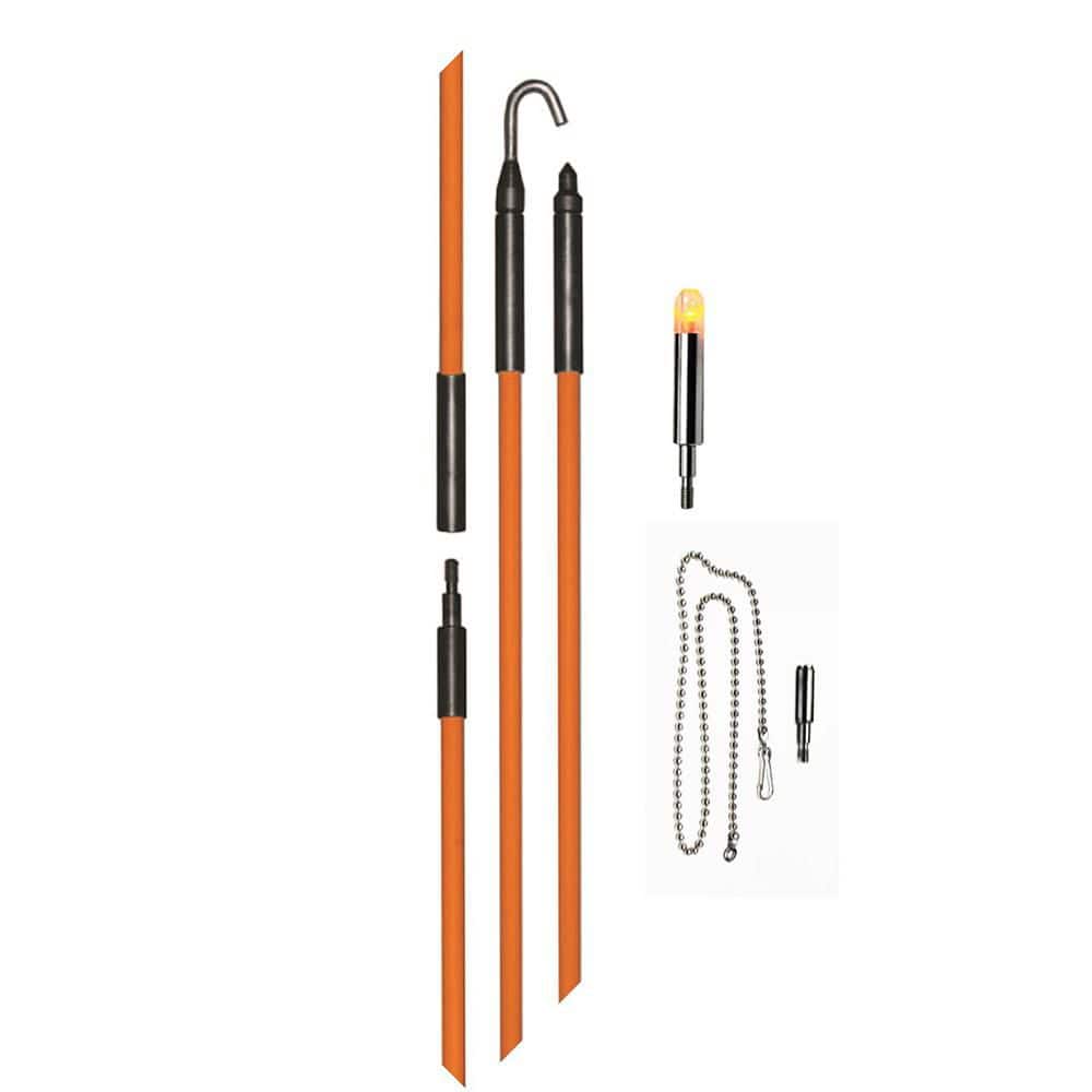 Eagle Tool US Wire and Cable fish Rod Kit WITH accessories, 8-ft ...
