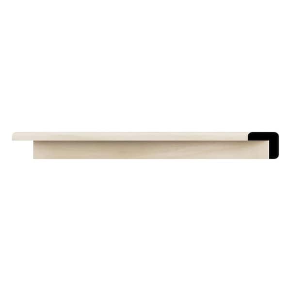 Ekena Millwork WM206 0.75 in. D x 0.75 in. W x 96 in. L Wood (Poplar ...