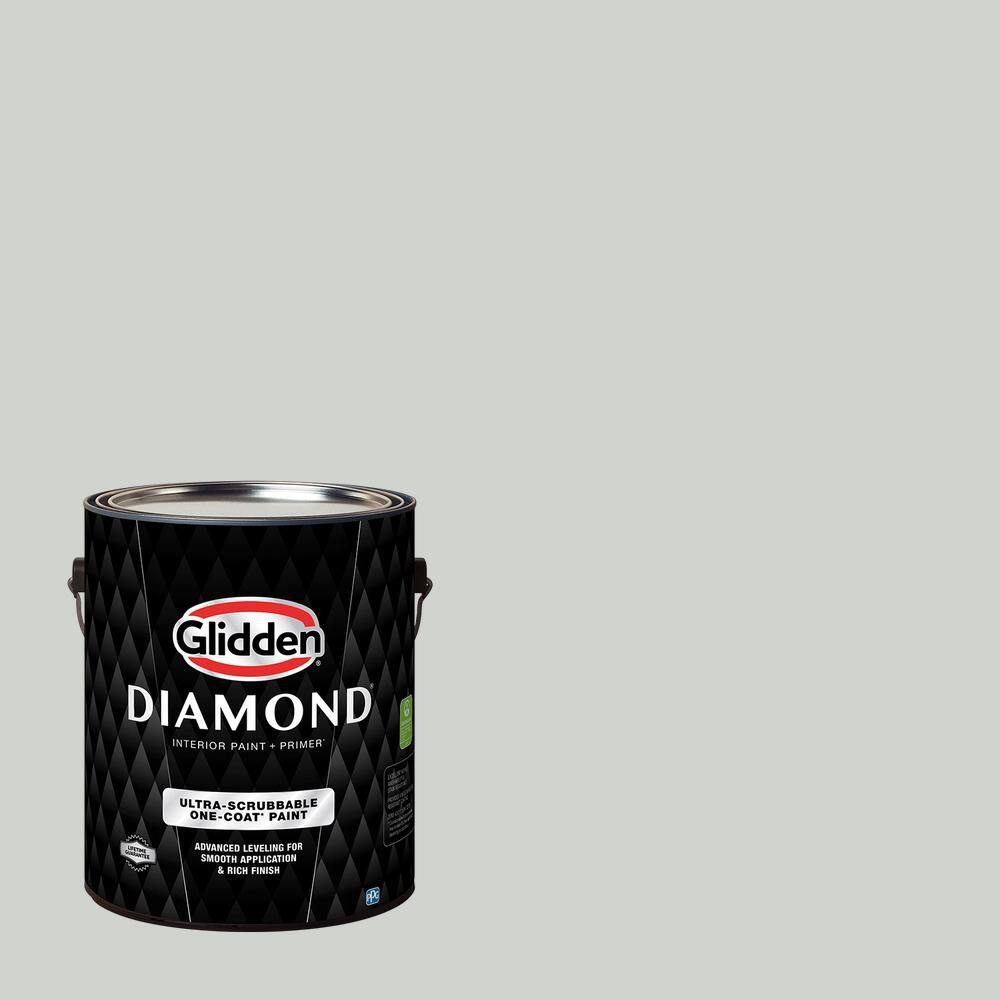 Glidden Diamond 1 gal. PPG1009-2 Tornado Ultra-Flat Interior Paint with ...