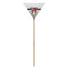 Husky 53 in. Long Wood Handle 22 in. Steel Leaf Rake 77844-950 - The ...