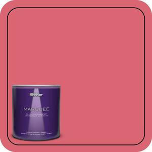 BEHR ULTRA 1 qt. #P150-5A Strawberry Taffy Satin Enamel Exterior Paint ...