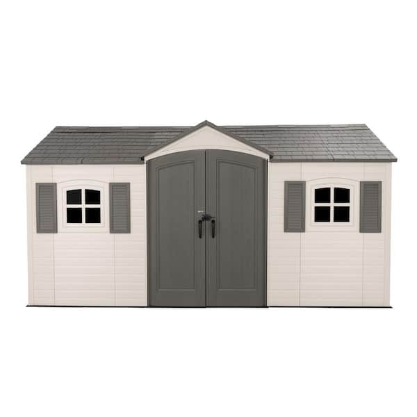 Lifetime Legacy 15 ft. W x 8 ft. D Resin Outdoor Storage Shed (109 sq ...