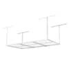 FLEXIMOUNTS Adjustable Height Overhead Ceiling Mount Garage Rack in ...