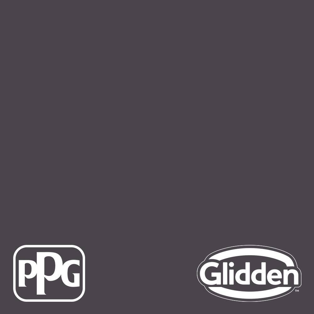 Glidden 8 oz. PPG1003-7 Blackhearth Satin Interior Paint Sample PPG1003 ...