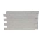 TRITAN BP Faux Brick 43.5 in. x 23.75 in. Polyurethane Interlocking ...