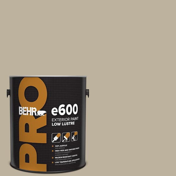 BEHR PRO 1 gal. #750D-4 Pebble Stone Low Luster Exterior Paint PR62001 ...