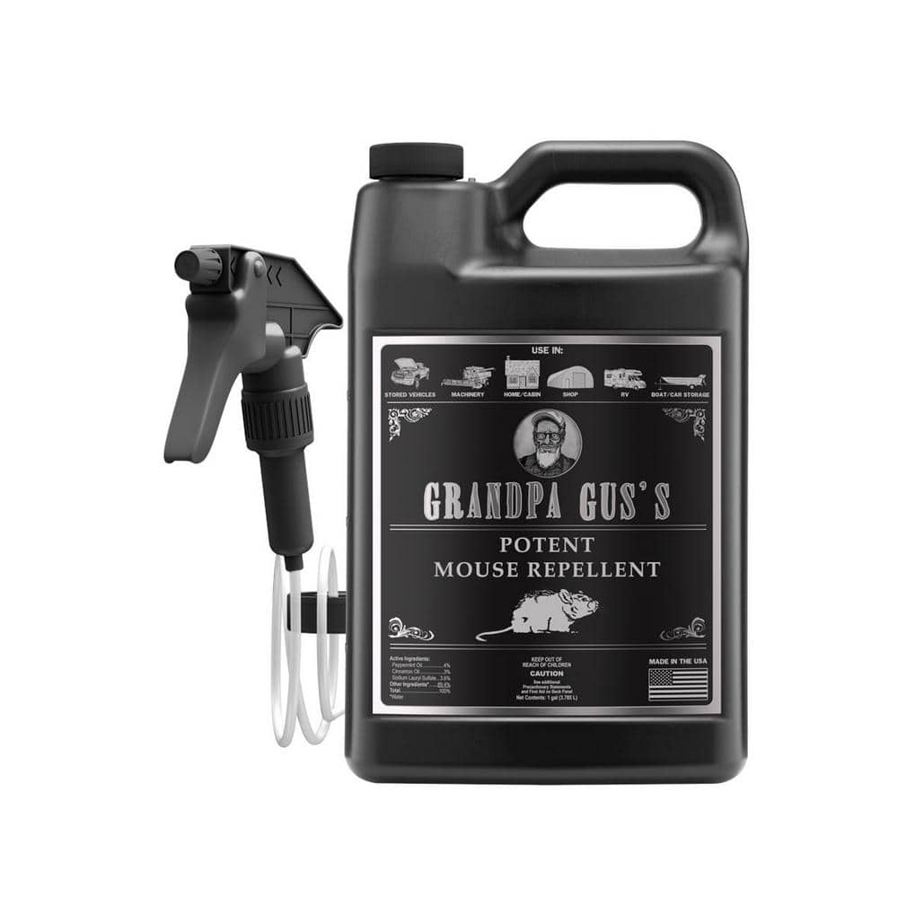 GRANDPA GUS'S 1 gal. Ready-To-Use Potent Mouse Pest Repellent Spray GSB ...