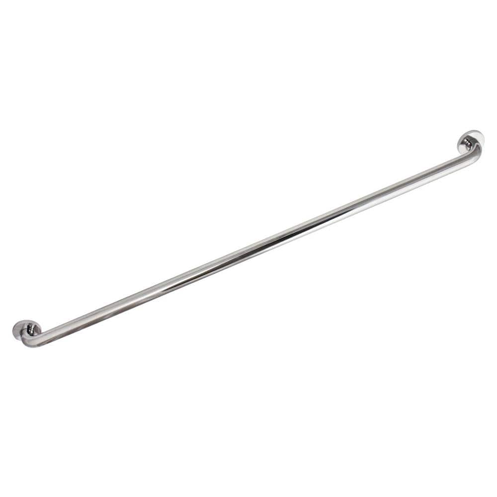 Kingston Brass Silver Sage 48 in. x 1.25 in. Grab Bars in Polished ...