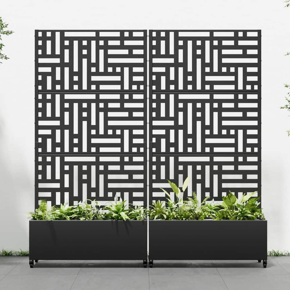UPC 797441689047 - 6 ft. x 6 ft. Black Galvanized Steel Decorative ...