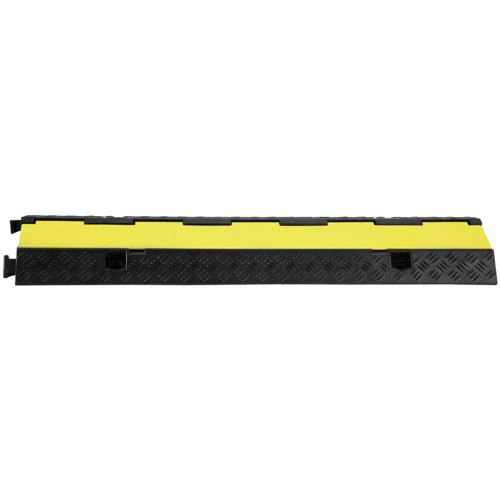 SVOPES 5-Piece Rubber Cable Guard, 0 in. x 3.2 ft., Dual Channel, 12000 ...
