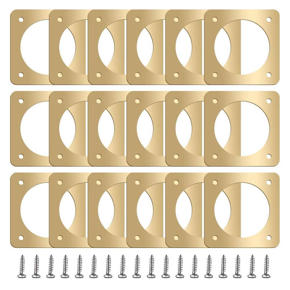OGETFUUR 18-Pack 1.5 in. Metal Portal Bird House Guard with Copper ...