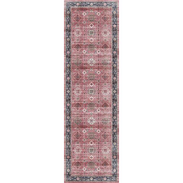 Nourison Fulton Brick 2 ft. x 8 ft. Vintage Persian Traditional Kitchen ...