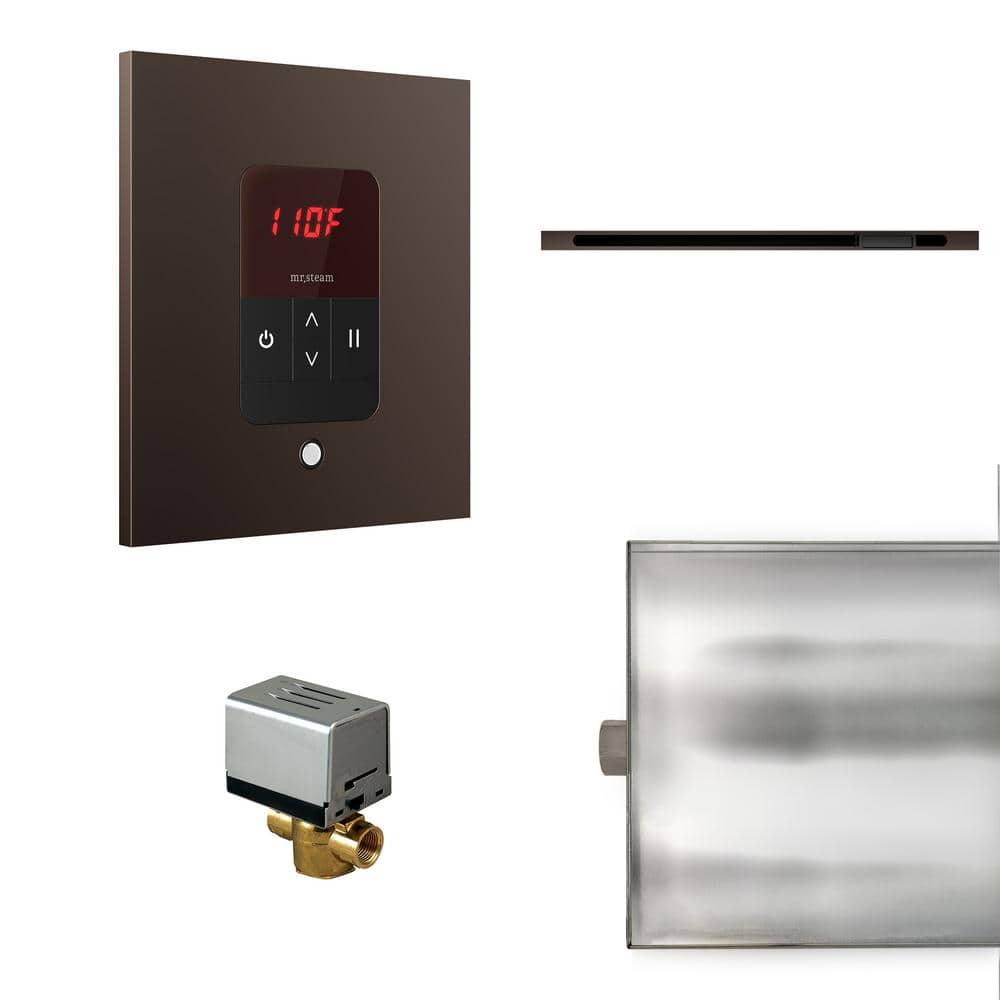Mr. Steam Mr.Steam Basic Butler Linear Package Square Oil Rubbed Bronze ...