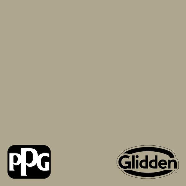 Glidden 8 oz. PPG1027-4 Olive Gray Satin Interior Paint Sample PPG1027 ...