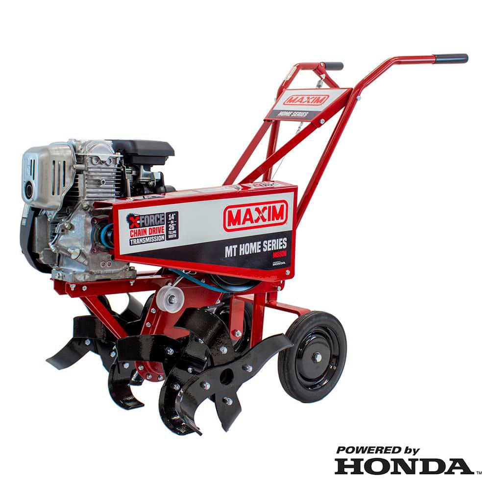 Maxim 16 in. 160cc Gas Mid Tine Tiller with Honda GC160 MS50H.MAX - The ...