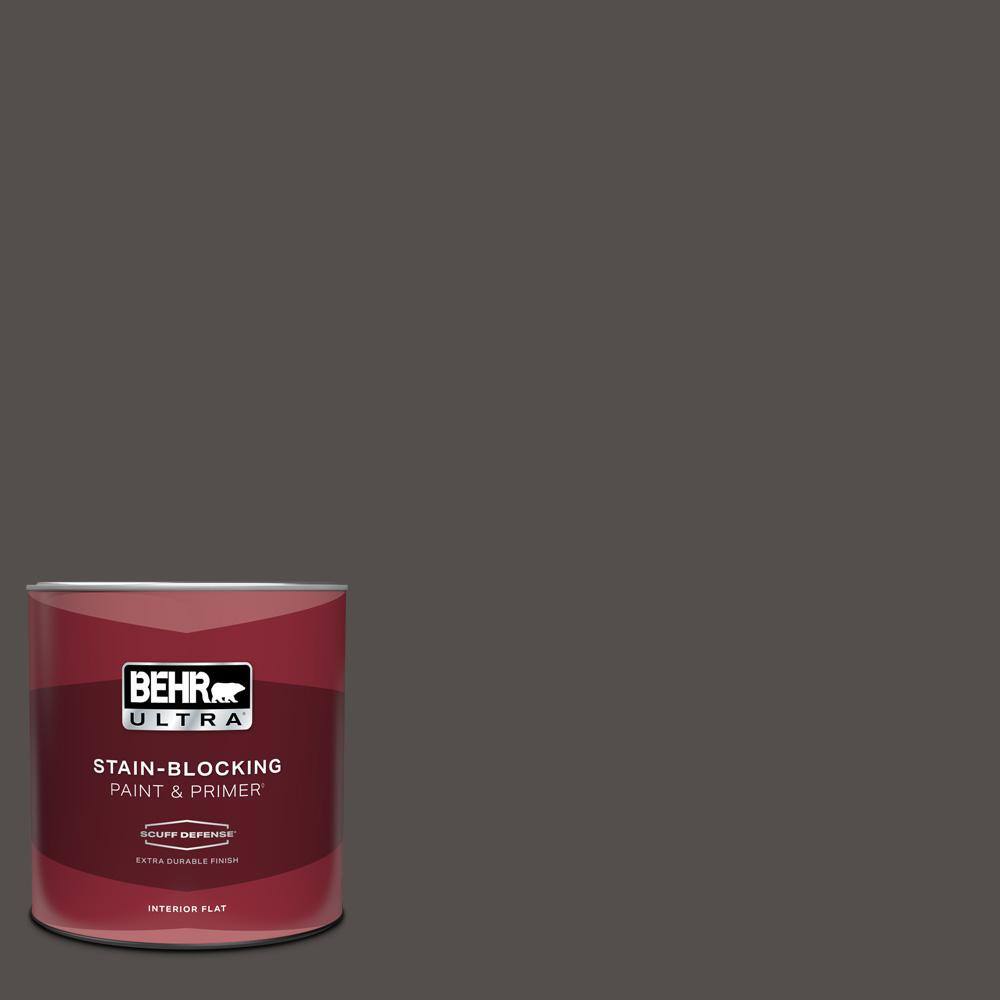 BEHR ULTRA 1 qt. #PPU24-02 Berry Brown Extra Durable Flat Interior ...
