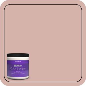 BEHR PREMIUM PLUS 1 qt. #S170-3 Castilian Pink Satin Enamel Exterior ...