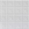 FROM PLAIN TO BEAUTIFUL IN HOURS Shanko White 2 ft. x 2 ft. Decorative ...