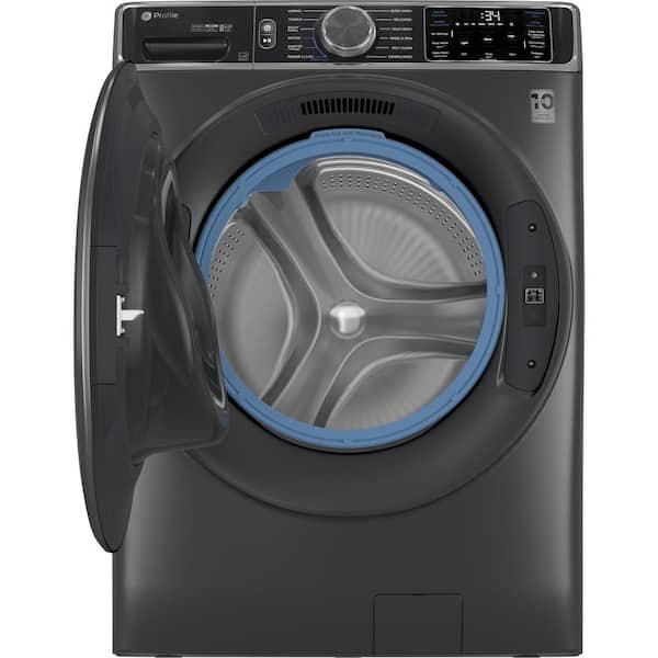 GE Profile 5.5 cu. ft. Capacity Front Load Washer in Carbon Graphite w ...