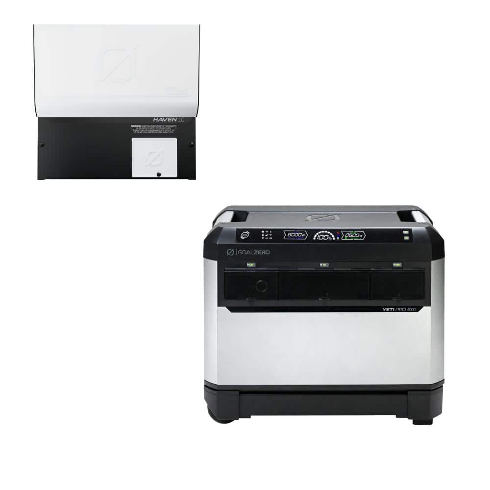 Goal Zero Yeti PRO 4000 Portable Power Station with Haven 10 Manual 120 ...