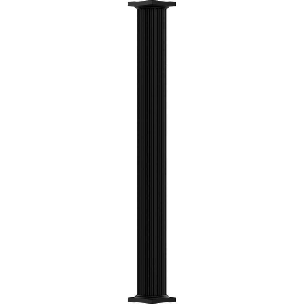 AFCO 9' x 6" Endura-Aluminum Column, Round Shaft (Post Wrap ...